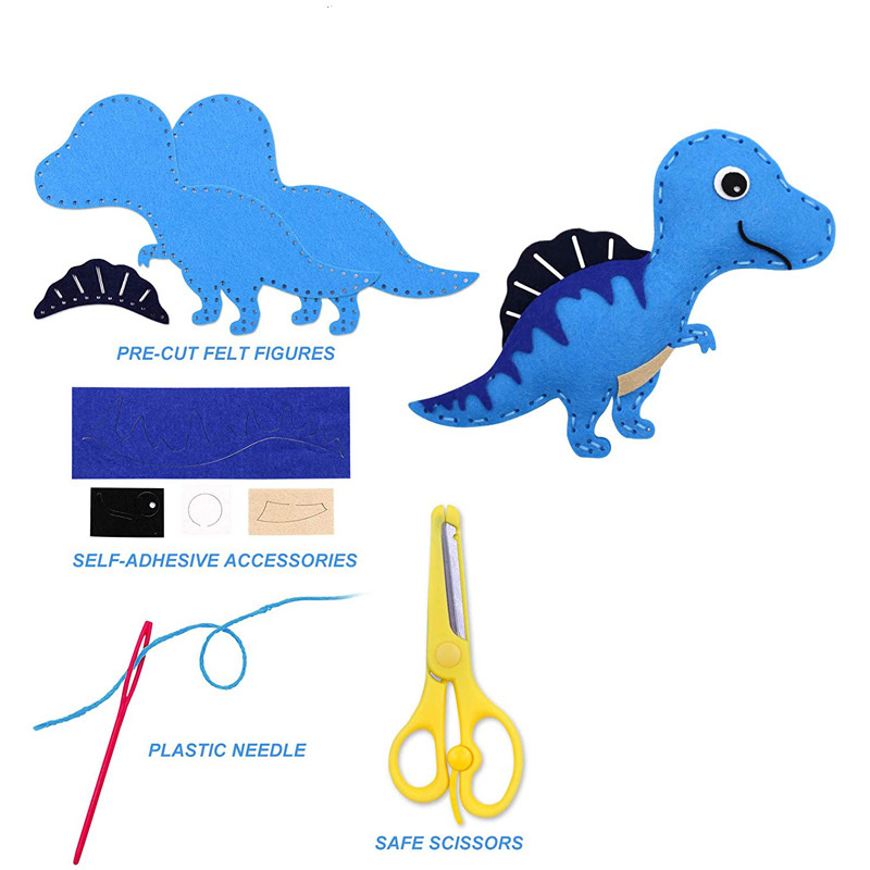 Diy Sewing Felt Plush Animals Homemade Felt Decorations - Temu