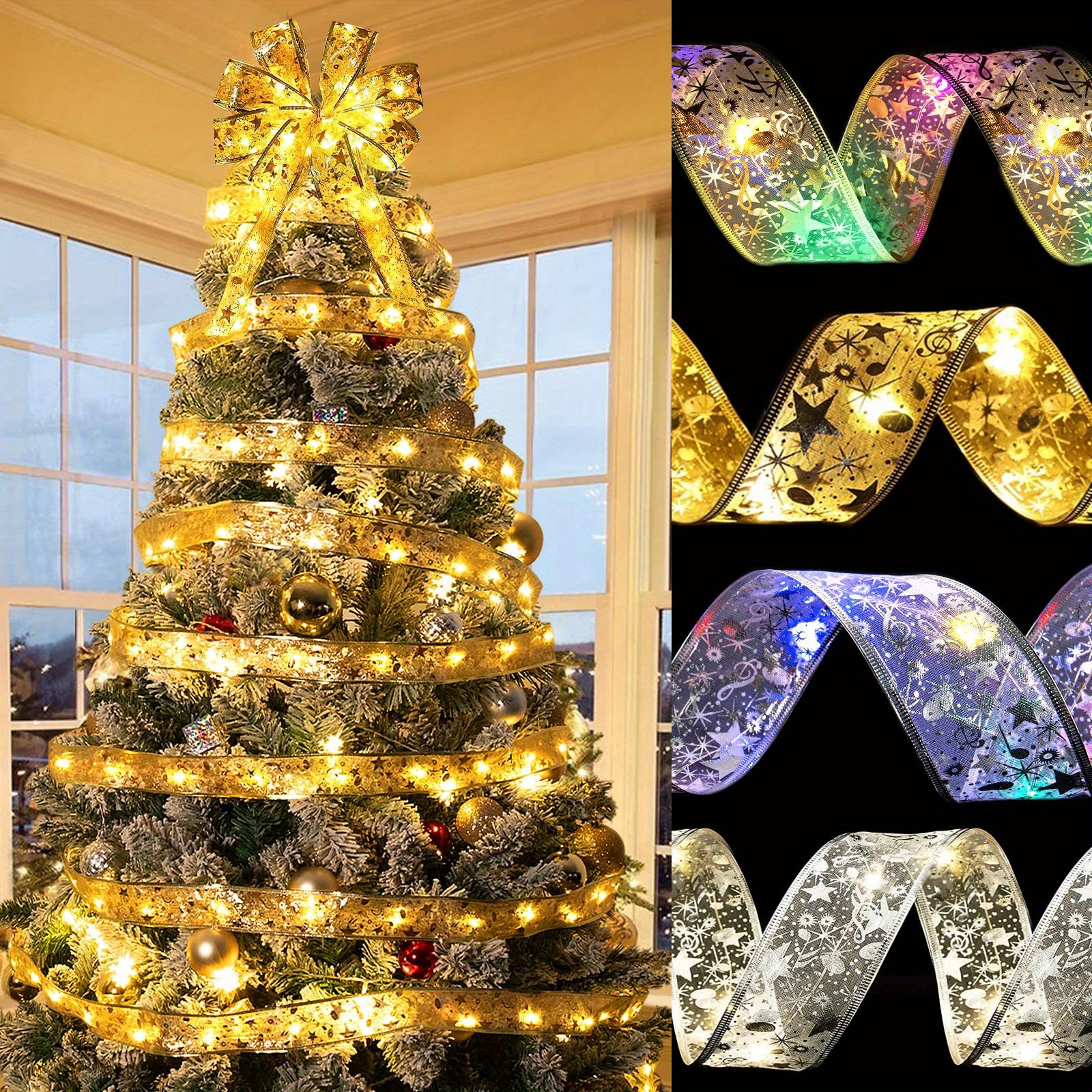 Copper Wire Lights Powered Battery Box Silk Lights Christmas - Temu ...