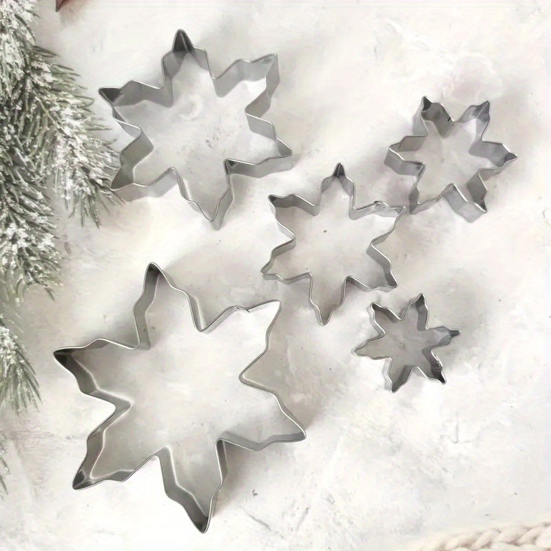 Christmas Cookie Cutters Stainless Steel Pastry Cutters Star - Temu Ireland