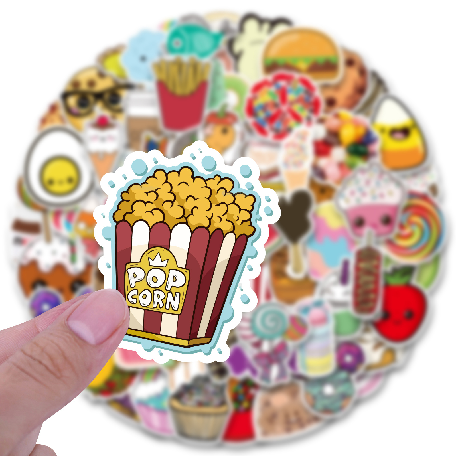 Food Stickers Fruit Decal Stickers Food Stickers Vinyl - Temu