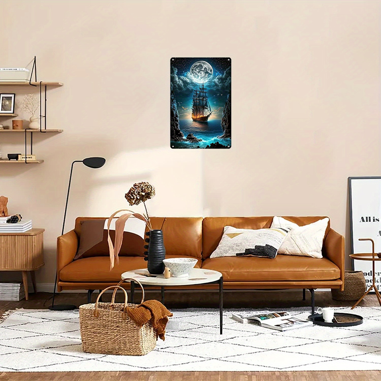 Vintage Metal Tin Sign Decorations Pirate Ship Tin Poster - Temu Germany