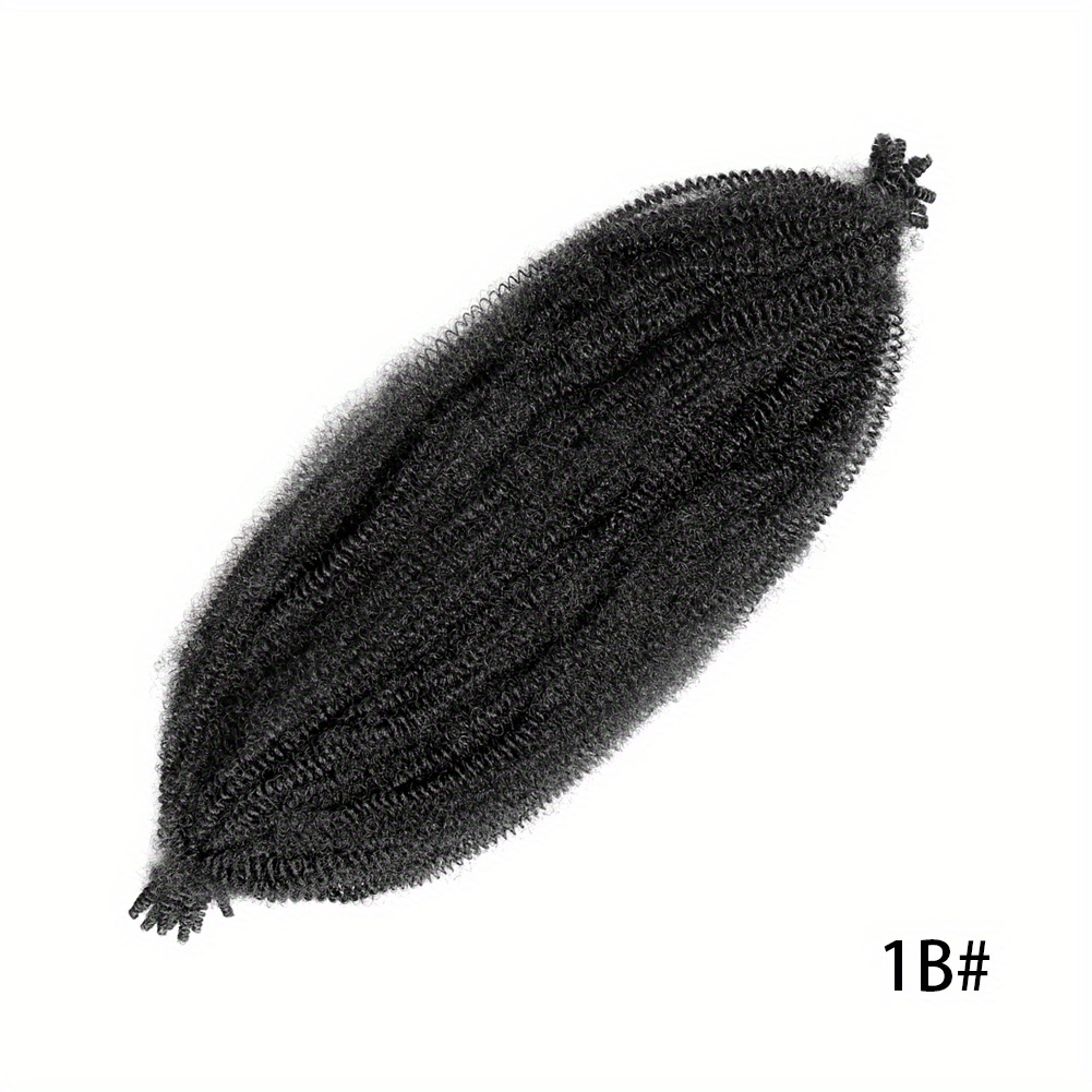 春ツイストヘアエクステンションマーリーヘアエクステンション合成アフロ春ツイスト編組ヘアエクステンションフェイク Locs かぎ針編みヘア ...