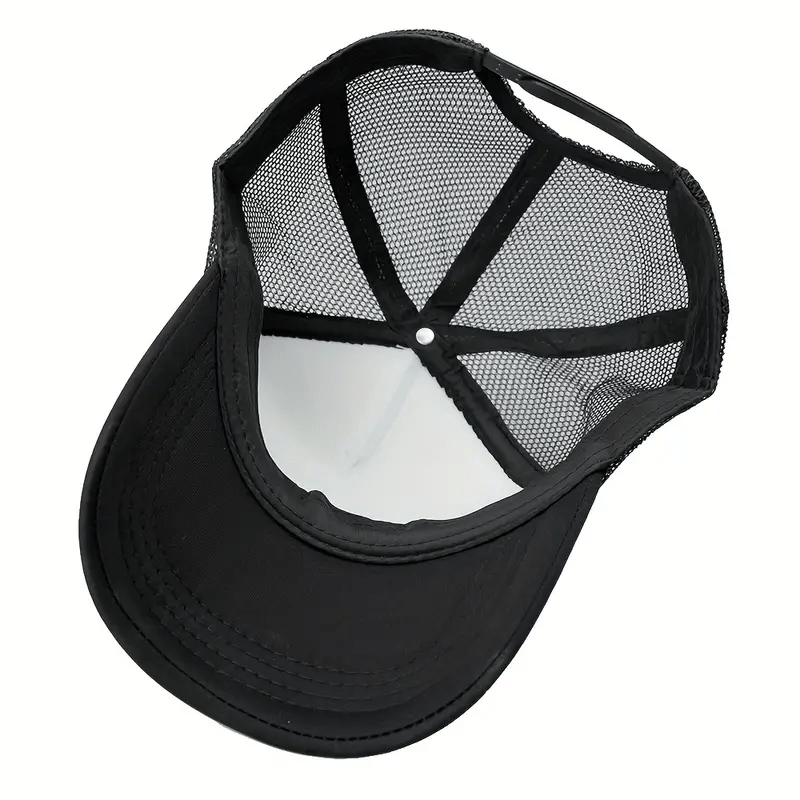 Unisex Sunshade Breathable Sponge Mesh Baseball Cap Usa - Temu Canada