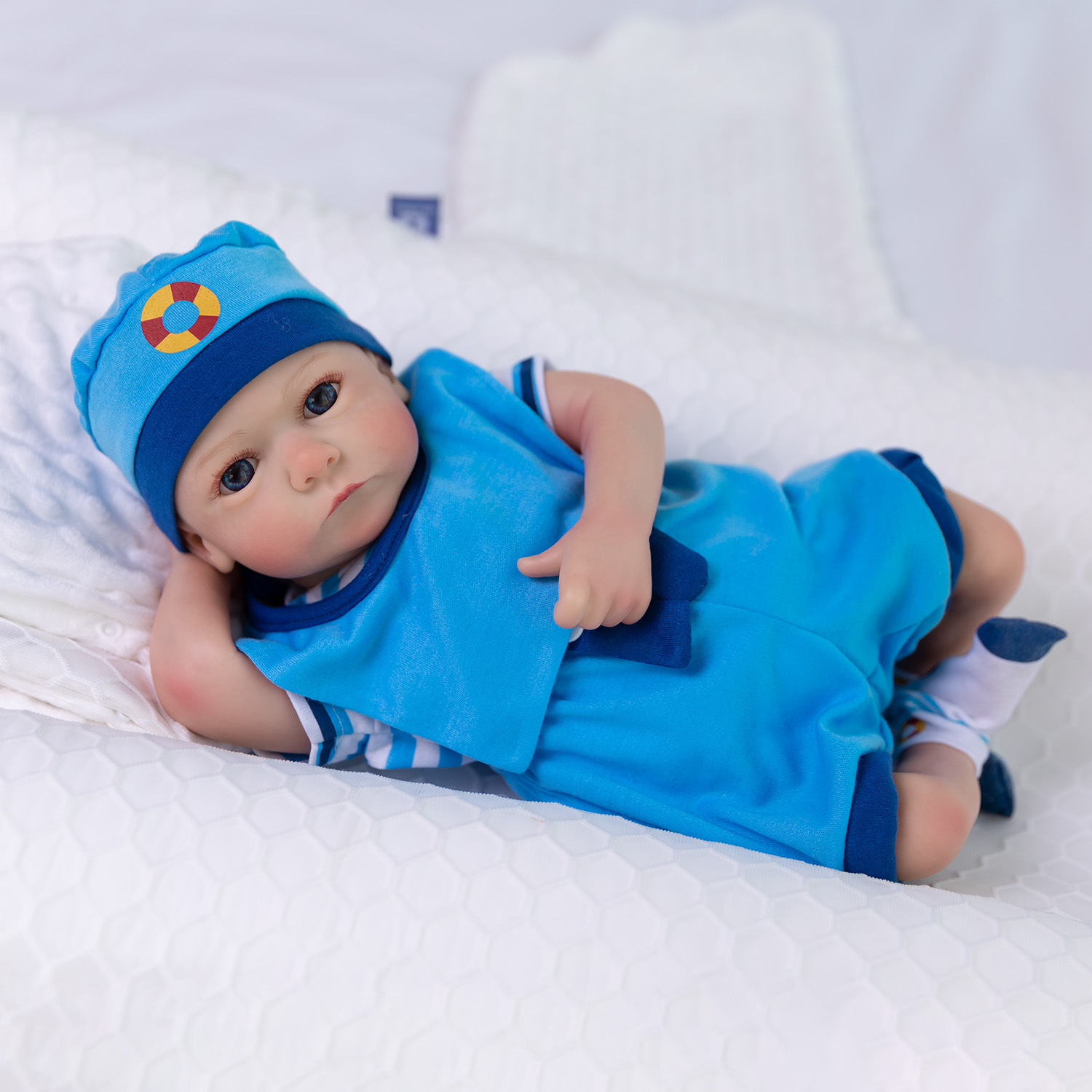 18 Inch Reborn Baby Doll Realistic Newborn Soft Vinyl Toy For Kids 45 ...