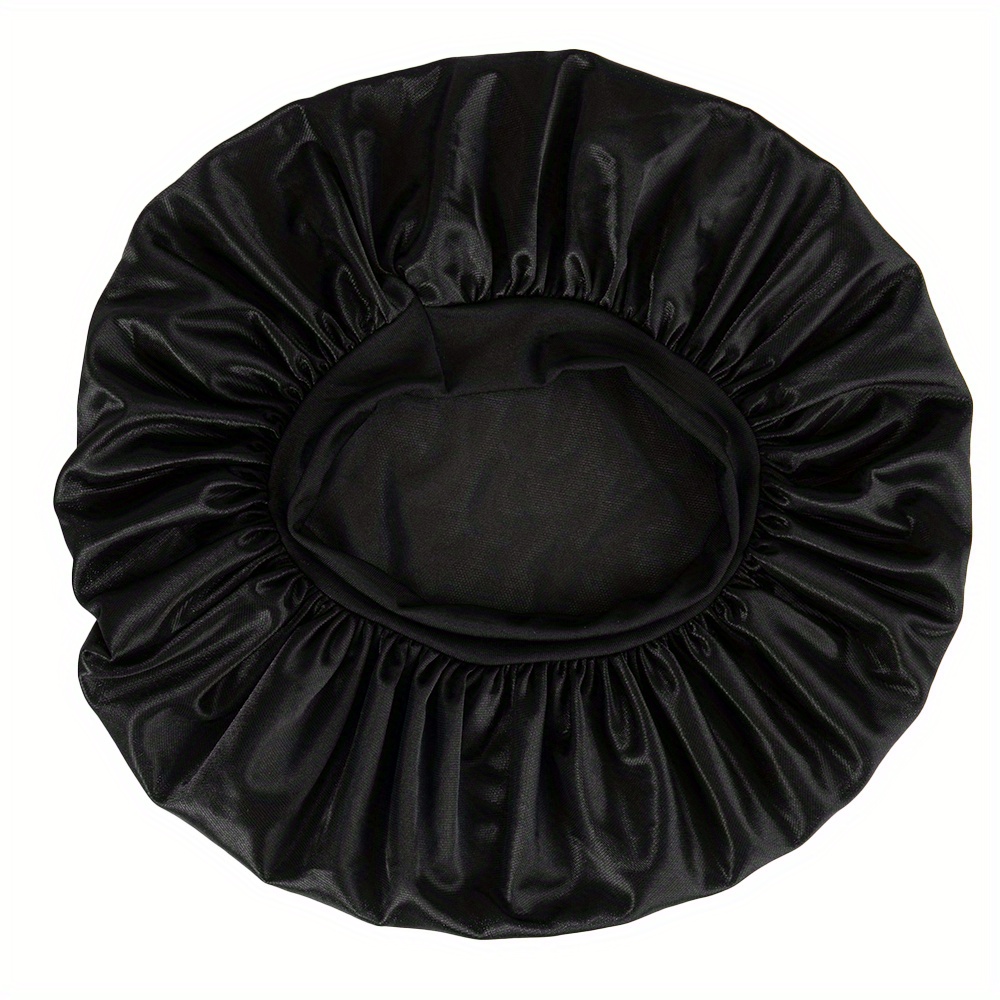 Sleep Bonnet Soft Silky Bonnet With Elastic Band For Curly Hair Satin ...
