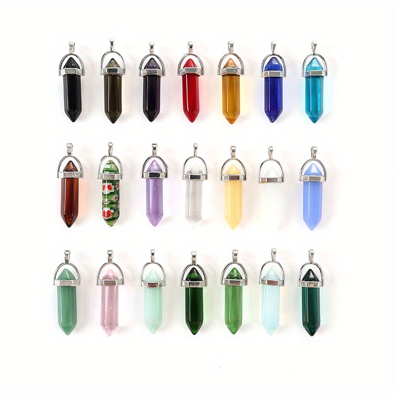 Hexagonal Column Pendant Necklace Gift Family - Temu Canada