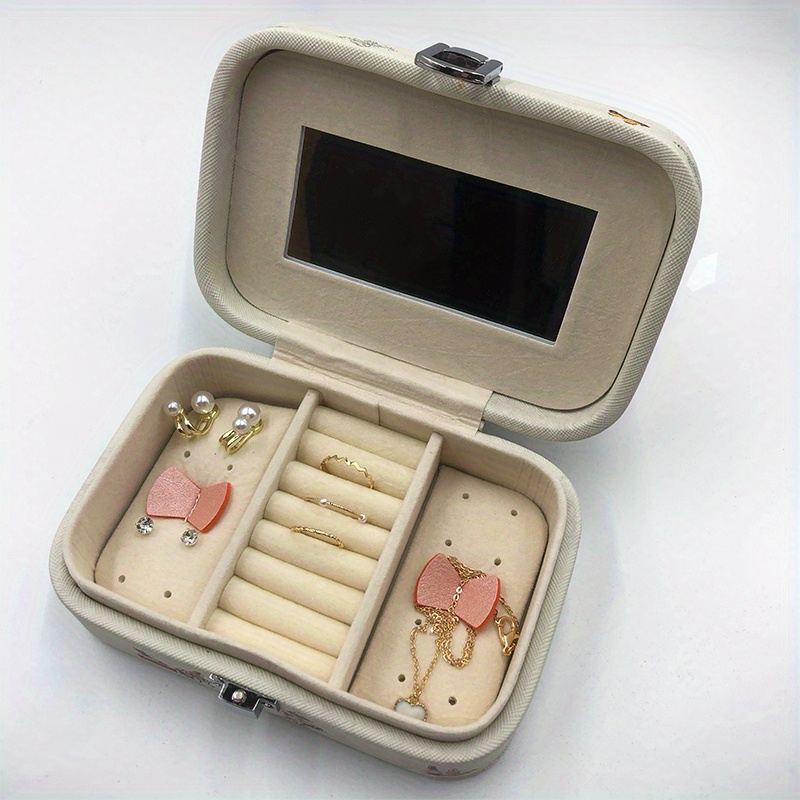 Butterfly Print Jewelry Travel Case Portable Jewelry - Temu United Kingdom