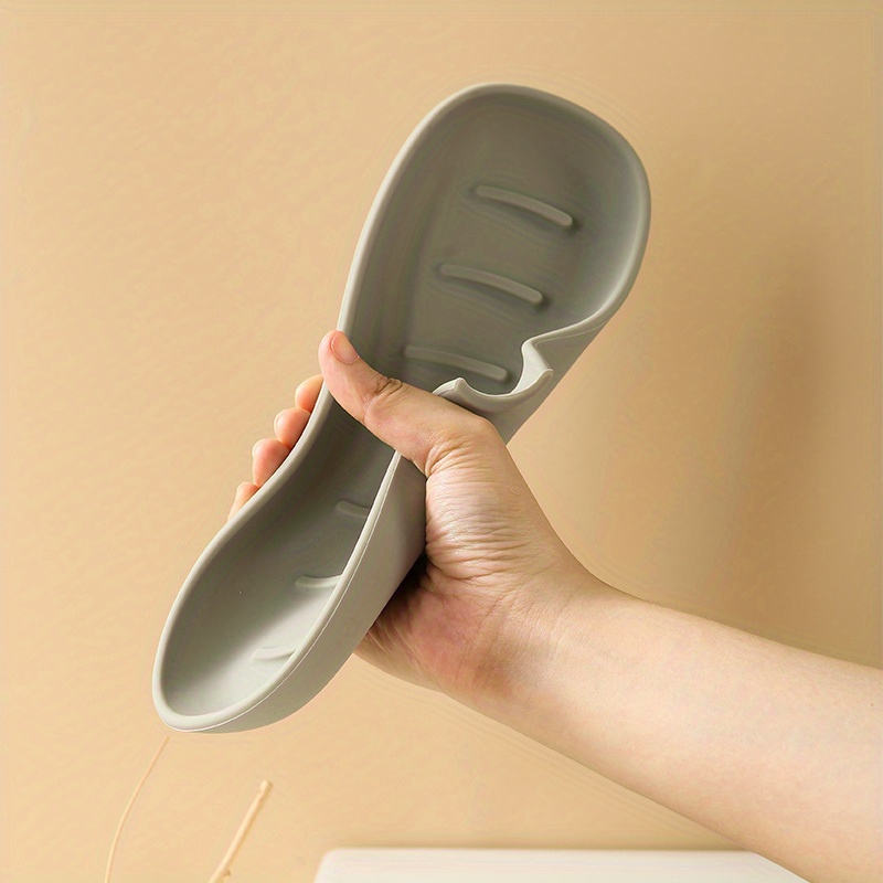 Creative Silicone Soap Dish Household Drain Soap Tray Self Temu Ireland