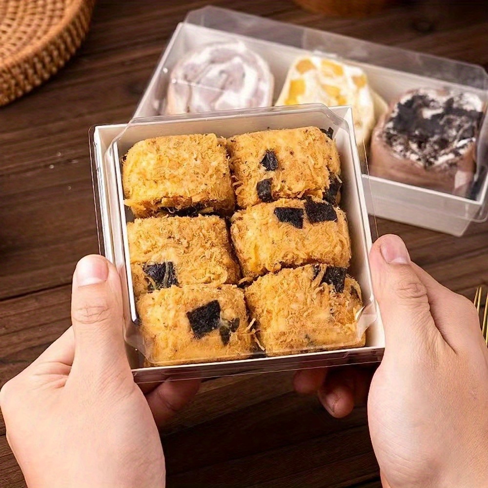 Bakery Boxes Charcuterie Boxes Clear Lids Boxes Mini - Temu