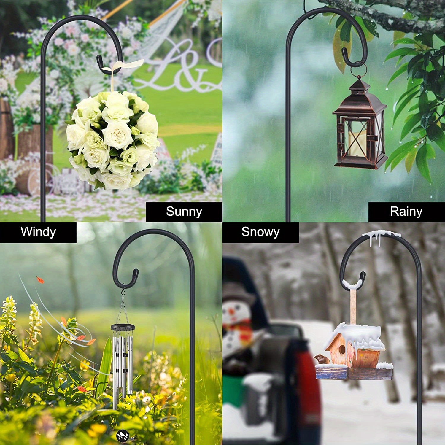 Adjustable Shepherd Hook Solid Suspension Pile Suitable - Temu Australia