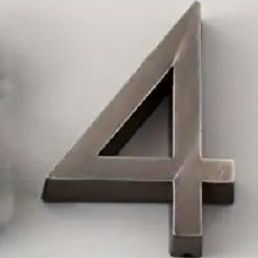 Floating Exterior House Number Address Sign Plate Outdoor - Temu