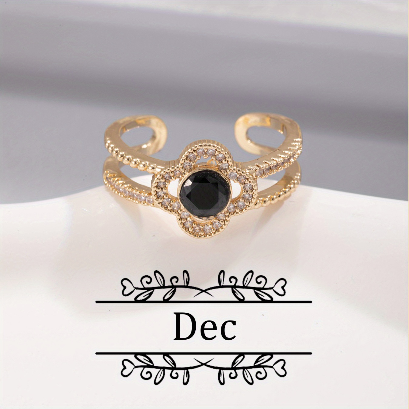 Men's Fashion 12 Colors Zircon Copper Ring Opening - Temu Norway