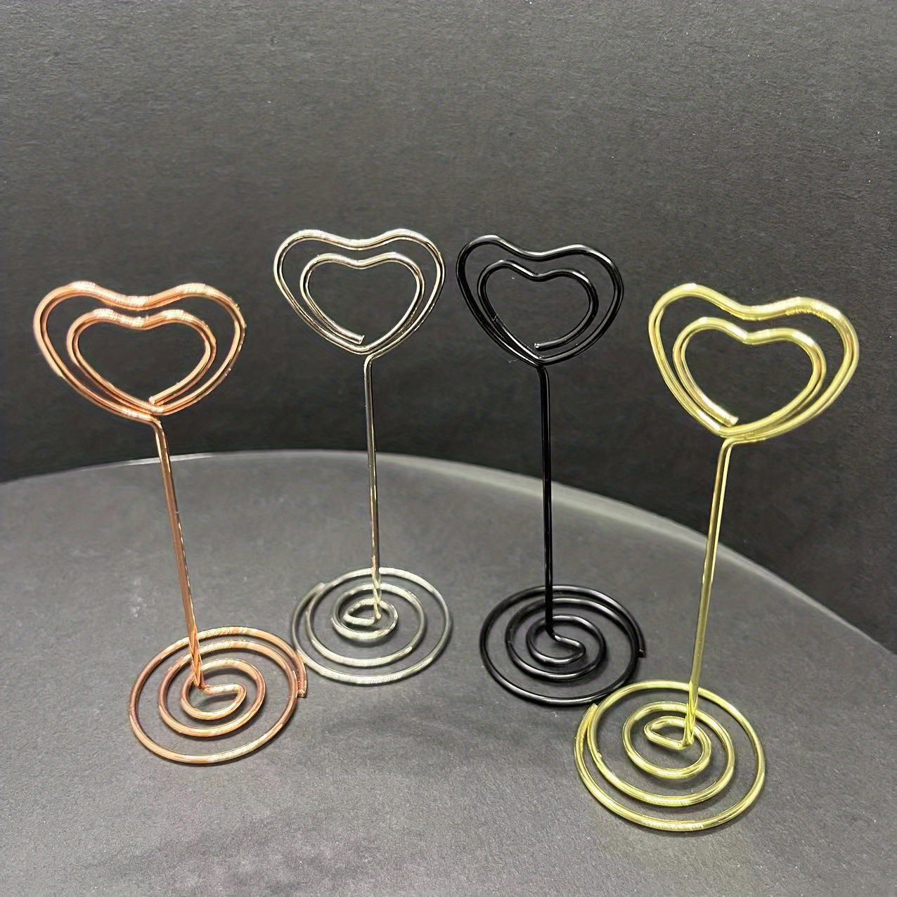 Heart Cute Table Number Holder Wedding Table Name Card - Temu Netherlands