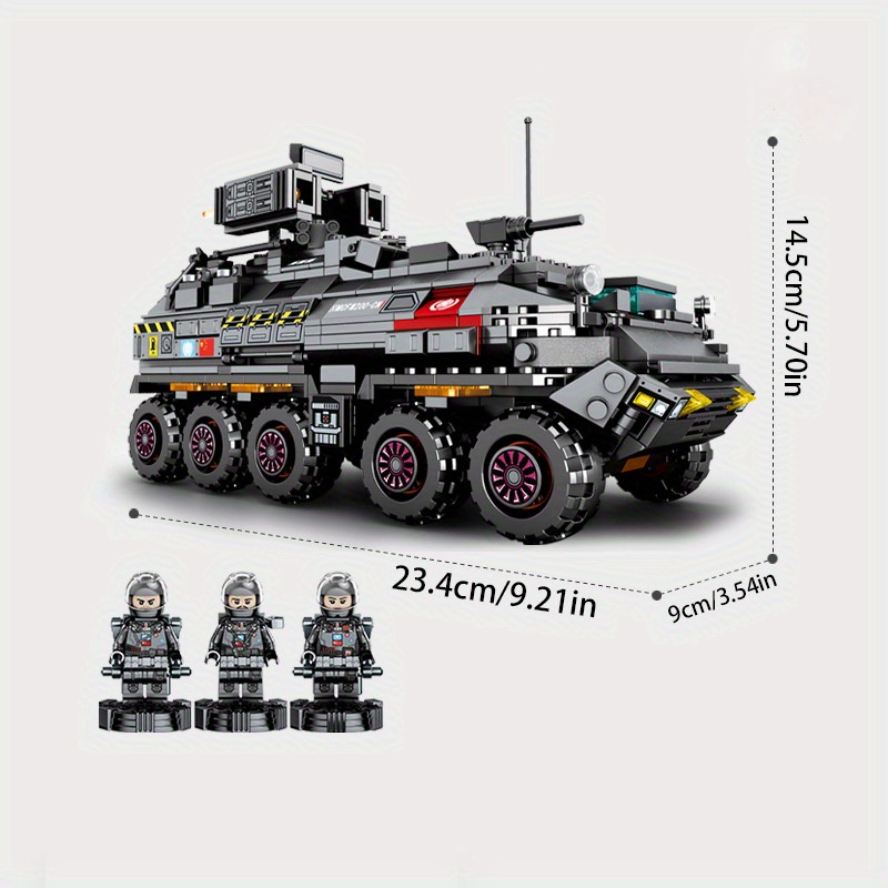 Military Toy Series Puzzle Assembly Block Model Decoration Personnel ...