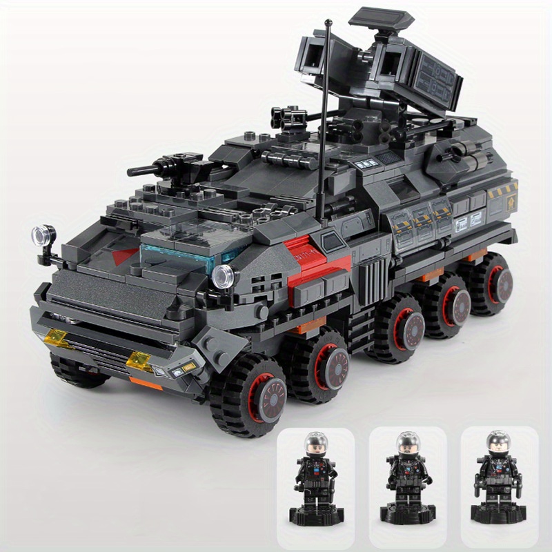 Military Toy Series Puzzle Assembly Block Model Decoration Personnel ...