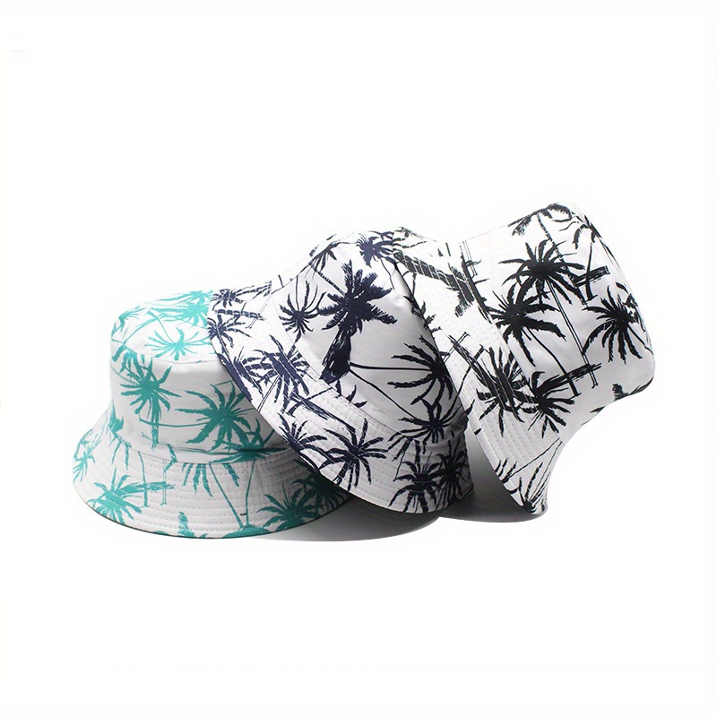 Maple Leaf Pattern Reversible Bucket Hat Uv Protection - Temu Netherlands