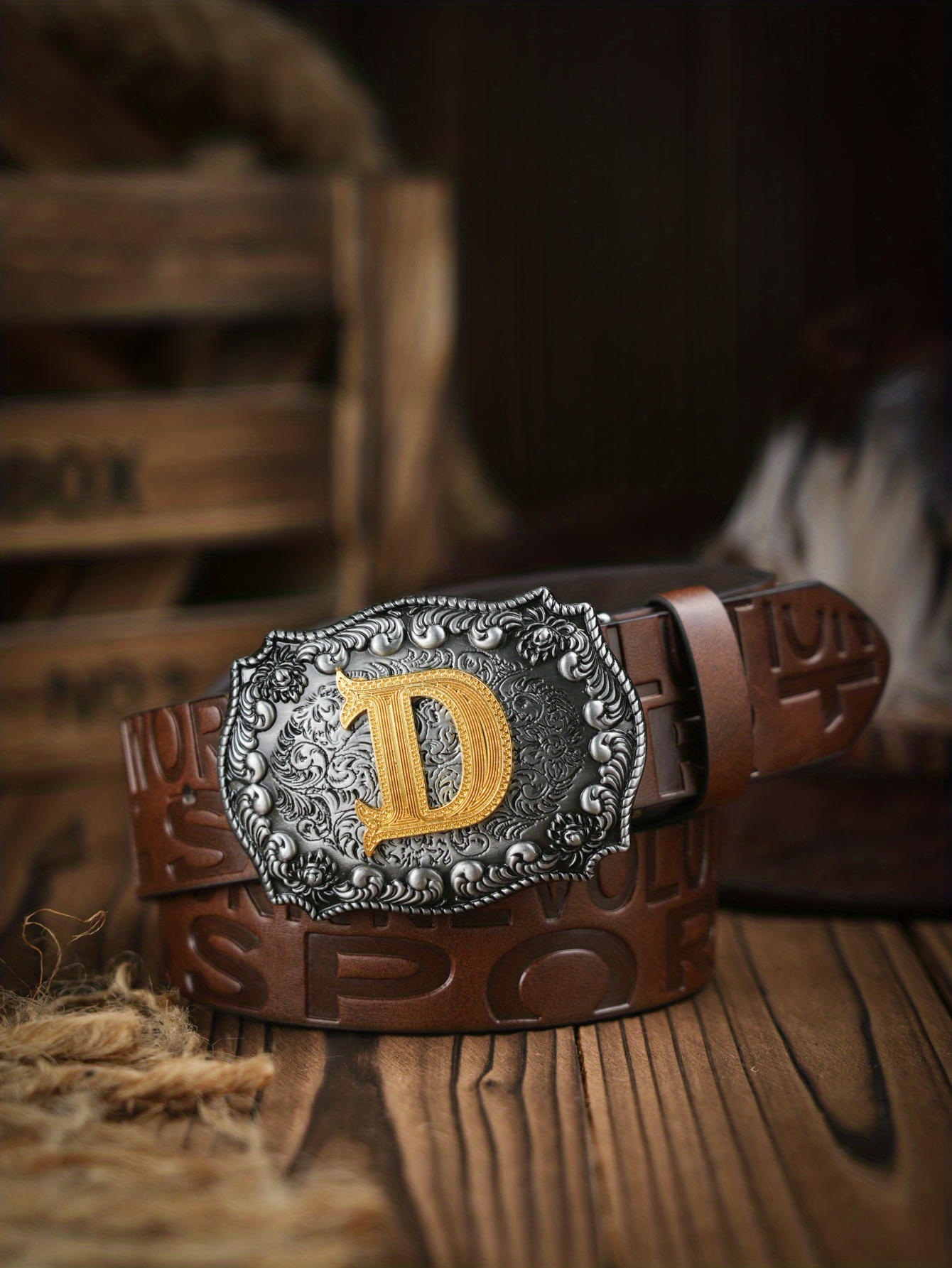 Letter Alloy Pin Buckle Pu Mens Belt Accessories For Daily Outdoor ...