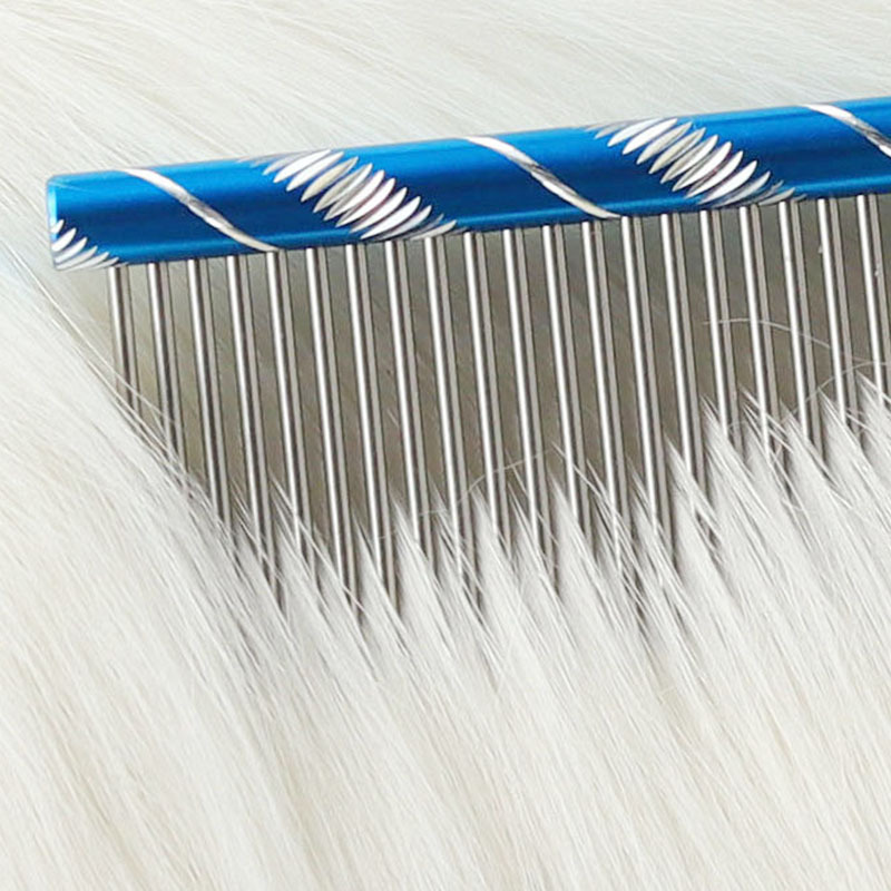 Dog Combs Grooming Metal Dog Comb Rounded Teeth Stainless - Temu ...