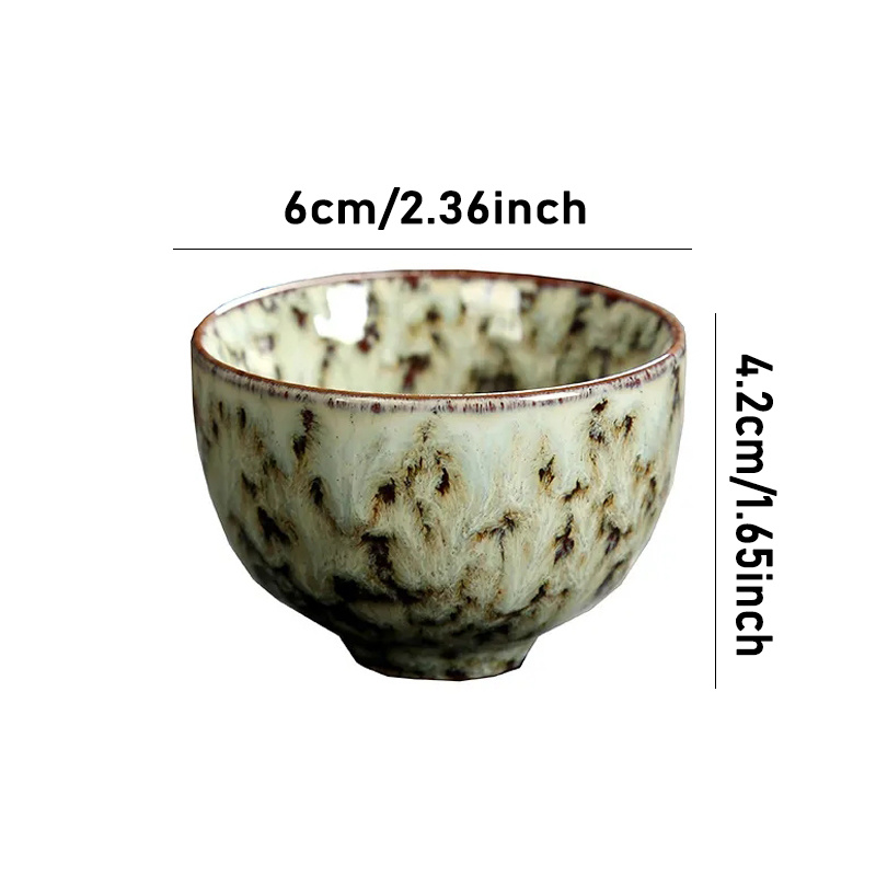 Mini Kiln Transformation Ceramic Tea Cup Chinese Style Kung - Temu
