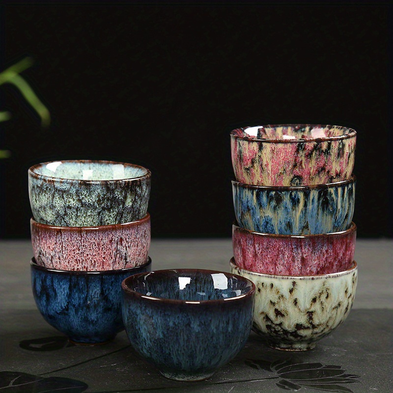 Mini Kiln Transformation Ceramic Tea Cup Chinese Style Kung - Temu