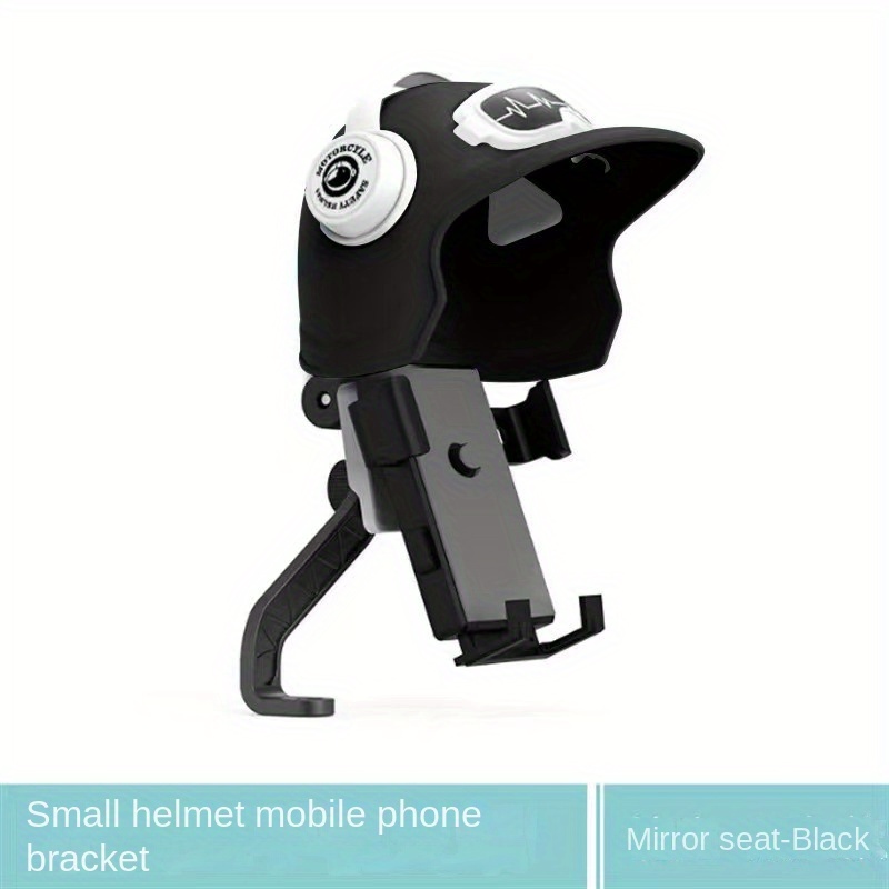 2023 Cool Small Helmet Motorcycle Phone Holder - Temu Australia