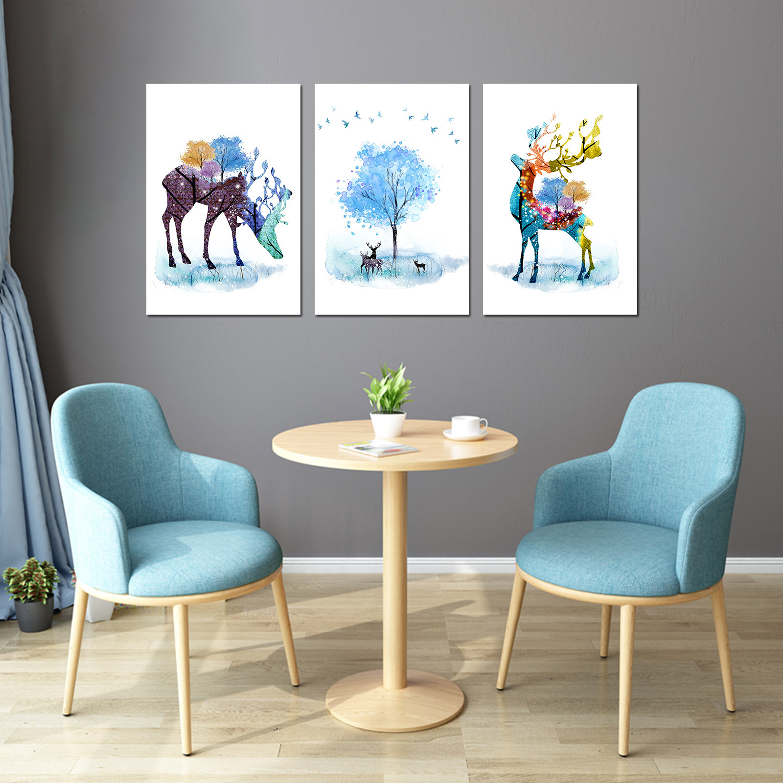 Hand painted Unframed Canvas Poster Modern Art Minimalist - Temu Ireland