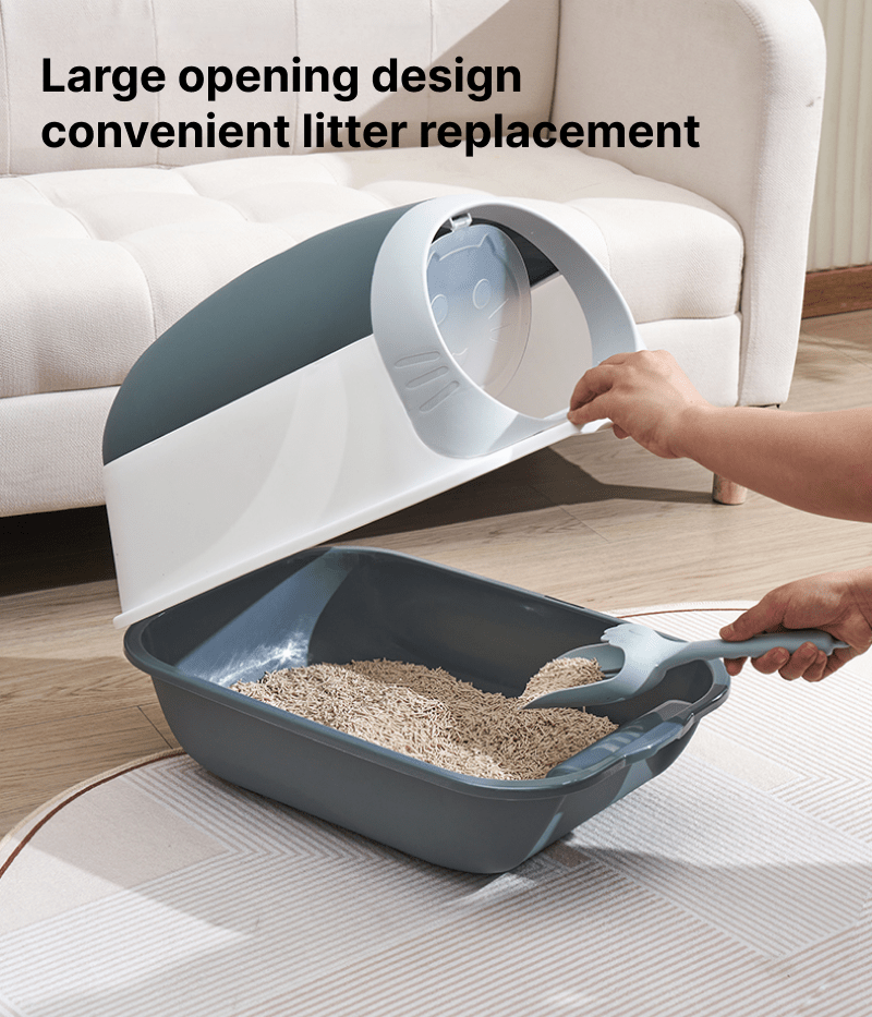 The Ultimate Cat Litter Box: Enclosed, Anti-splash, Detachable & More ...