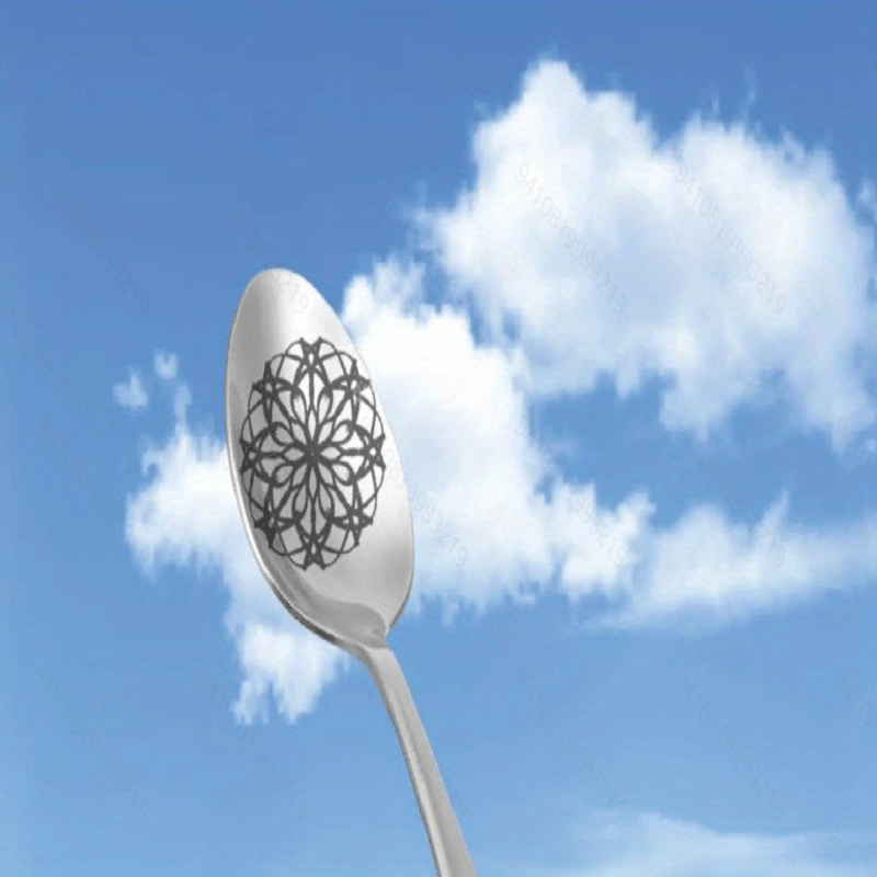 Engraved Stainless Steel Spoon Coffee Ice Cream Dessert - Temu New Zealand