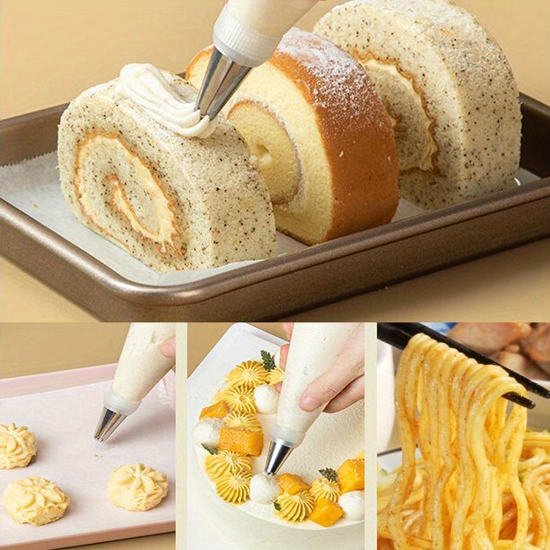 Thickened Piping Bag Piping Nozzle Baking Tool Disposable - Temu ...