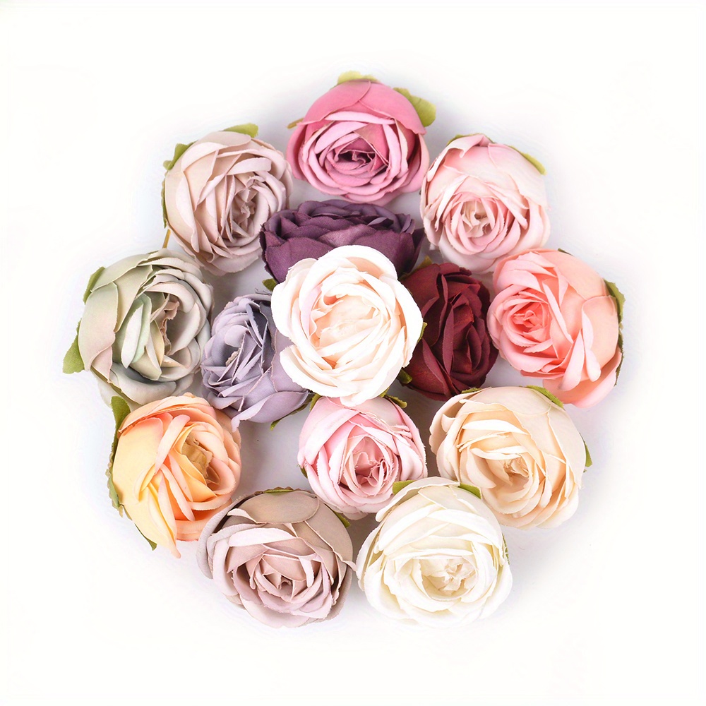 Artificial Small Rose Head Perfect Wedding Decorations Diy - Temu Norway