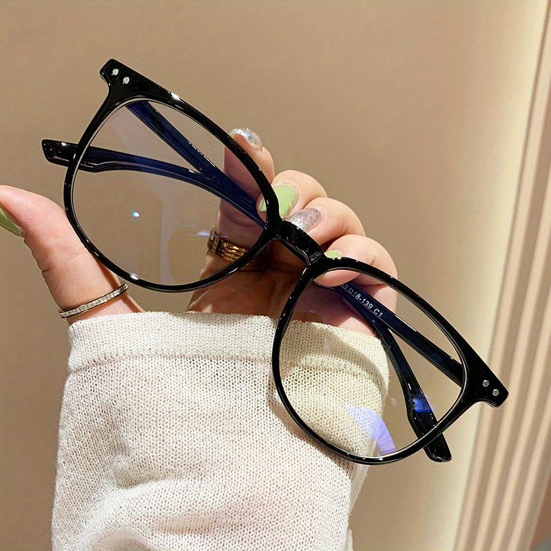 Blue Light Blocking Glasses Square Tr Frame Clear Lens - Temu United ...
