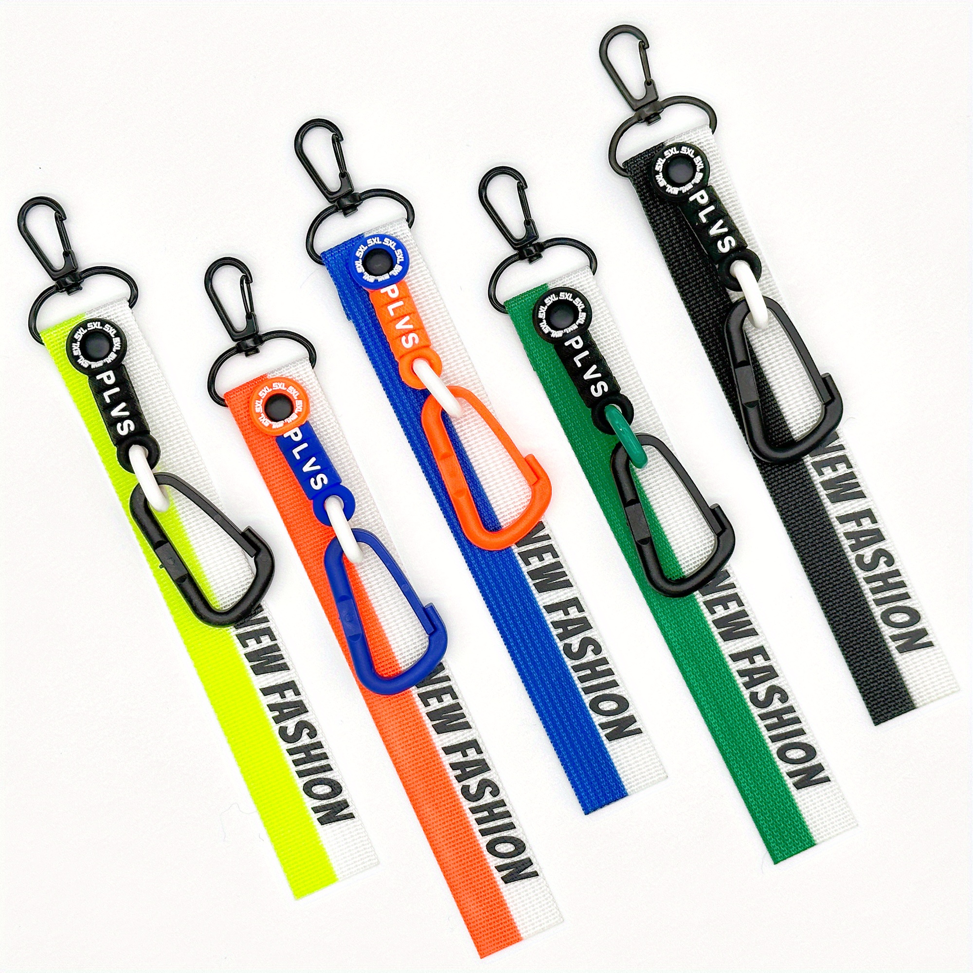 Creative Hip Hop Style Nylon Keychain For Men Metal Lobster Key Ring ...