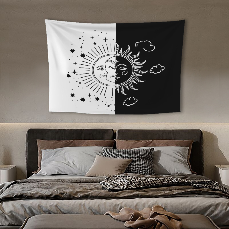 black moon super soft tapestry suitable wall - Temu Australia