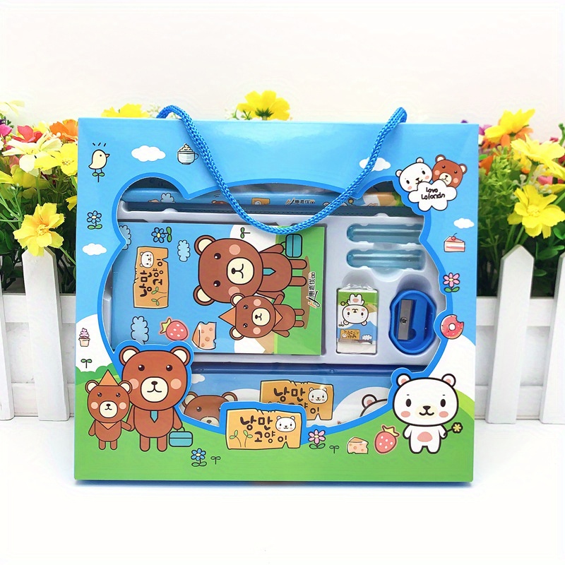 Cartoon Stationery Set Perfect Gift Students - Temu United