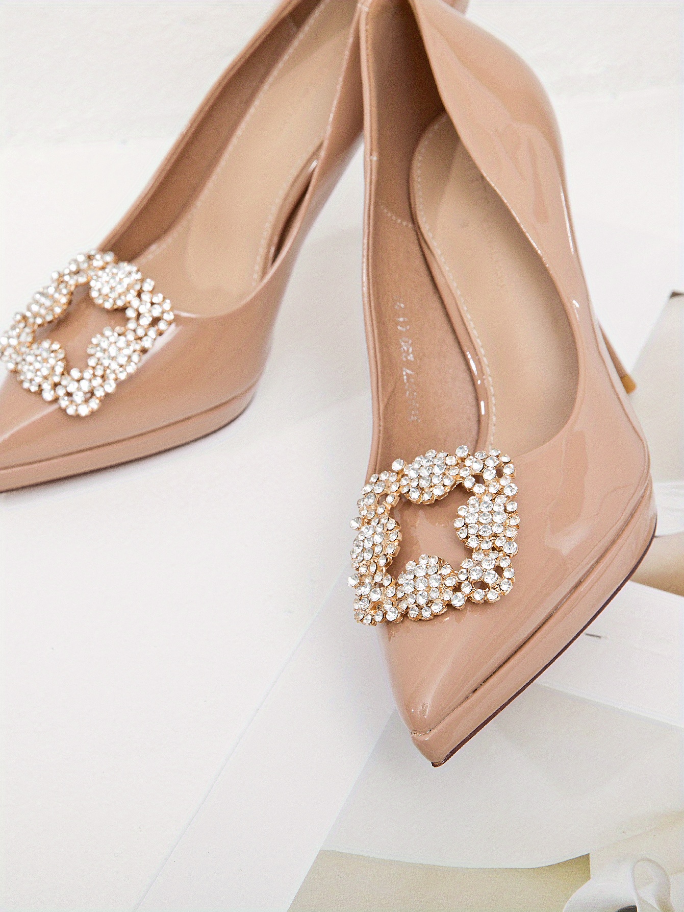 alloy square design detachable shoe buckles high - Temu Netherlands