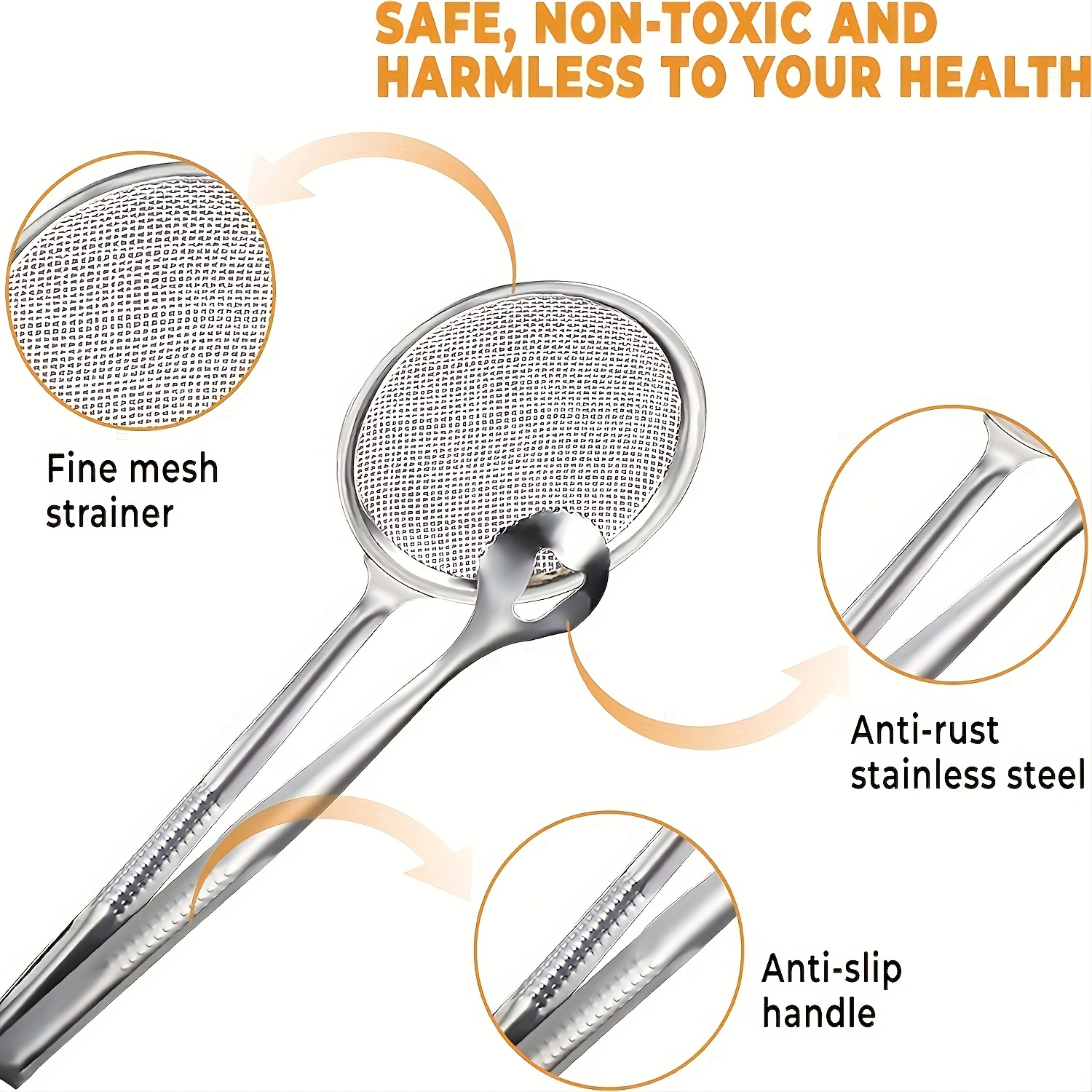 Stainless Steel Strainer Tong Multifunctional Metal Tongs - Temu Ireland