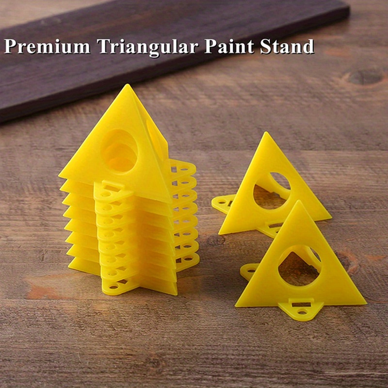 Pyramid Shaped Bracket Woodworking Paint Rack Paint Spraying - Temu ...
