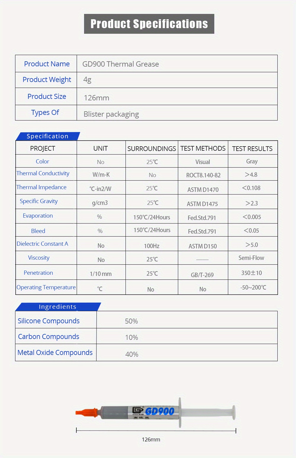 Tishric Gd900 Thermal Paste Cpu Gpu Air Cooler Water Cooler - Temu Ireland