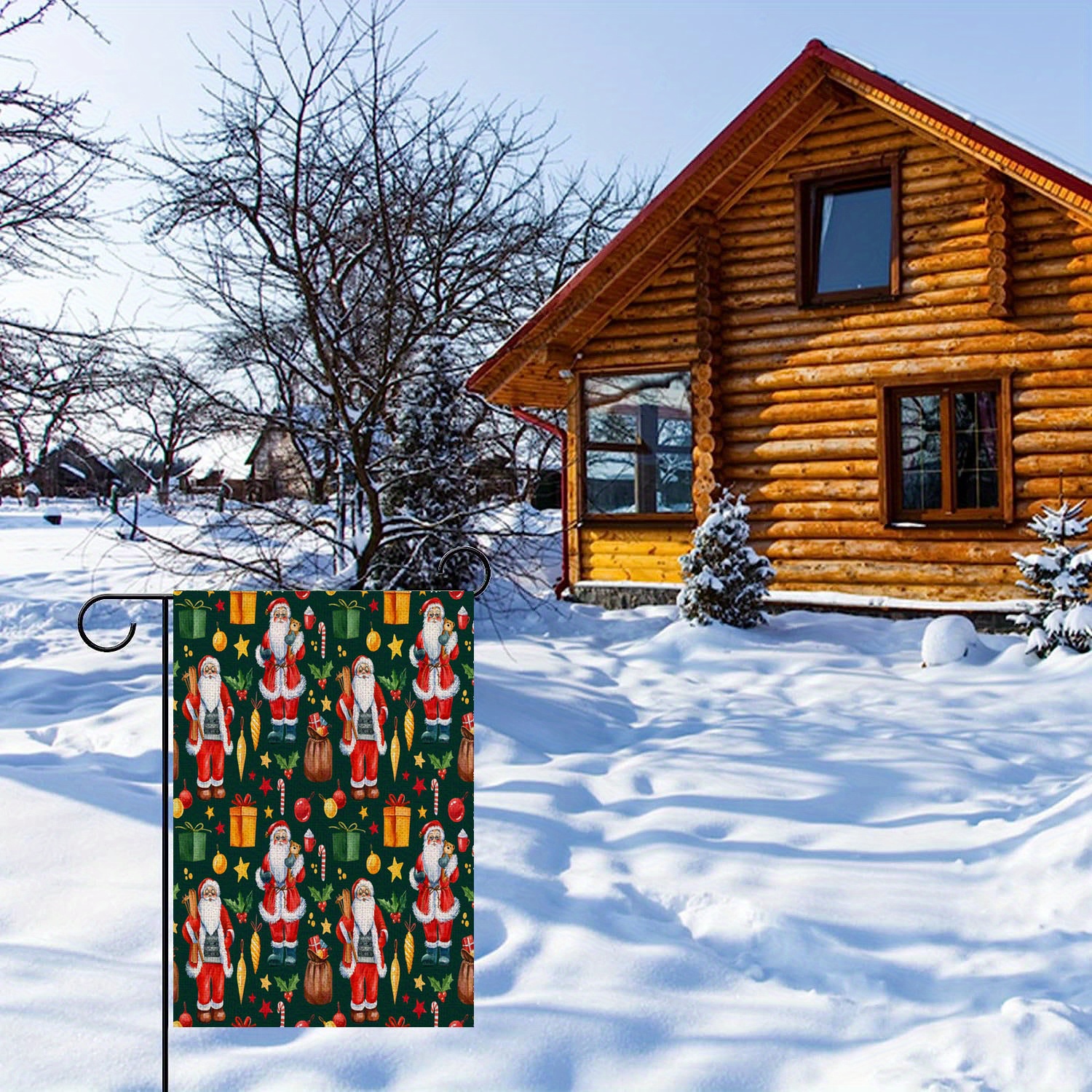 Christmas Double sided Garden Flag Christmas Decor Garden - Temu Australia