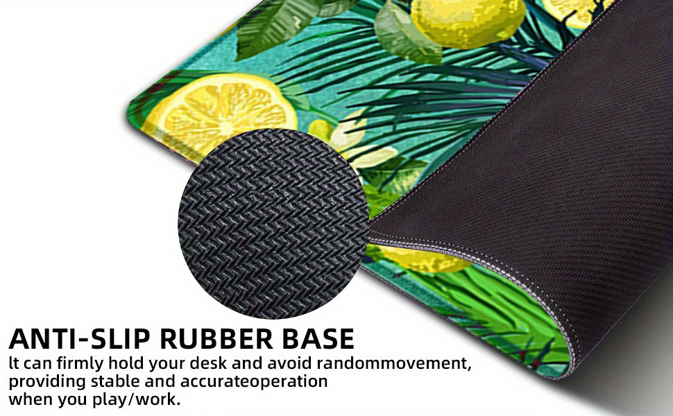 Large Plant Mouse Pad Big Desk Mat Keyboard Gaming Mousepad - Temu ...