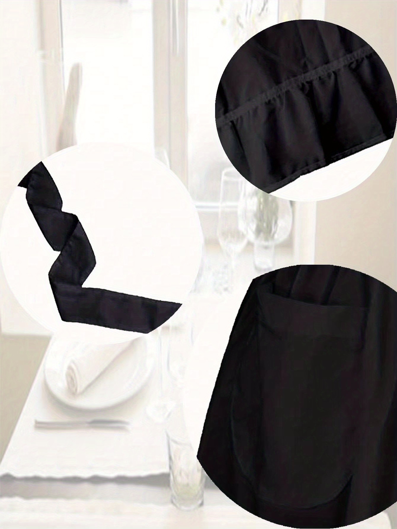 Waterproof Polyster Apron For Restaurant Waiters And Chefs - Temu