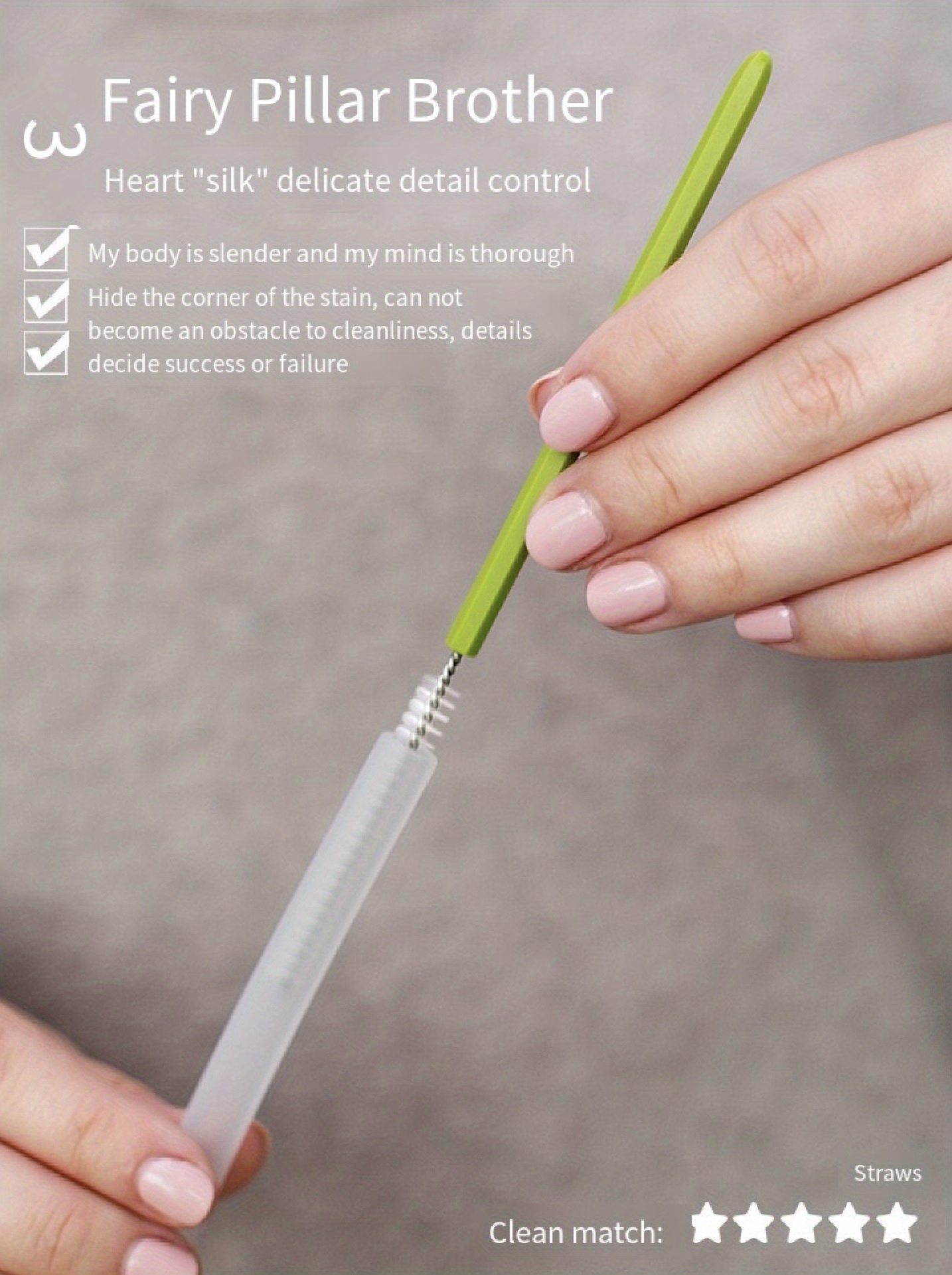 Creative Cactus Cleaning Brush Set Multifunctional Cup Straw - Temu Ireland