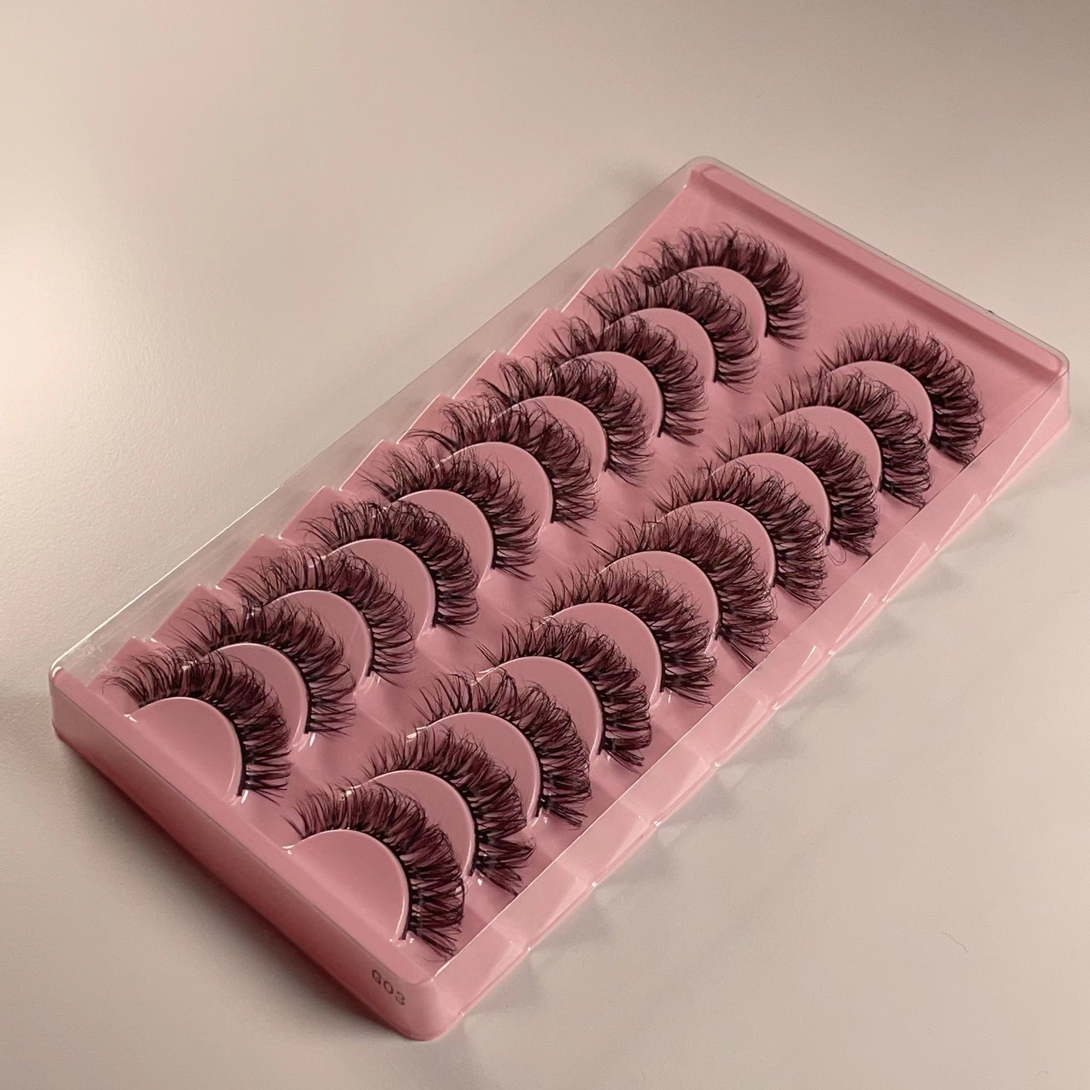 Messy False Eyelash Cat Eye Lashes Fluffy Wispy Thick - Temu Australia