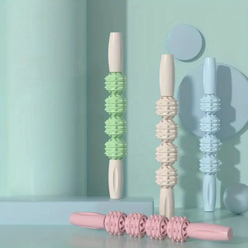 Manual Massager Roller Spiky Ball Massage Roller Stick Temu Australia