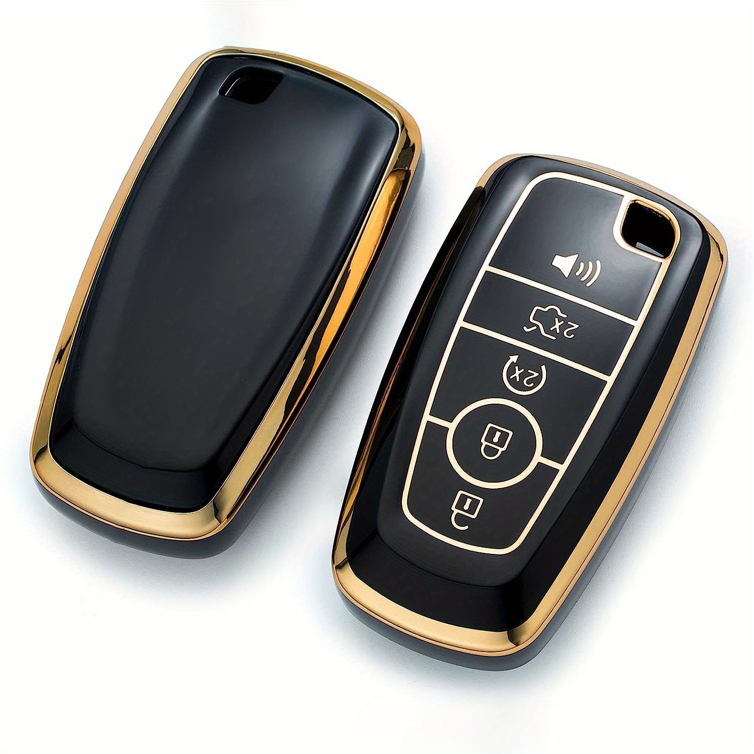 Ford Key Fob Cover Keychain Tpu Key Case Full Protector - Temu Canada