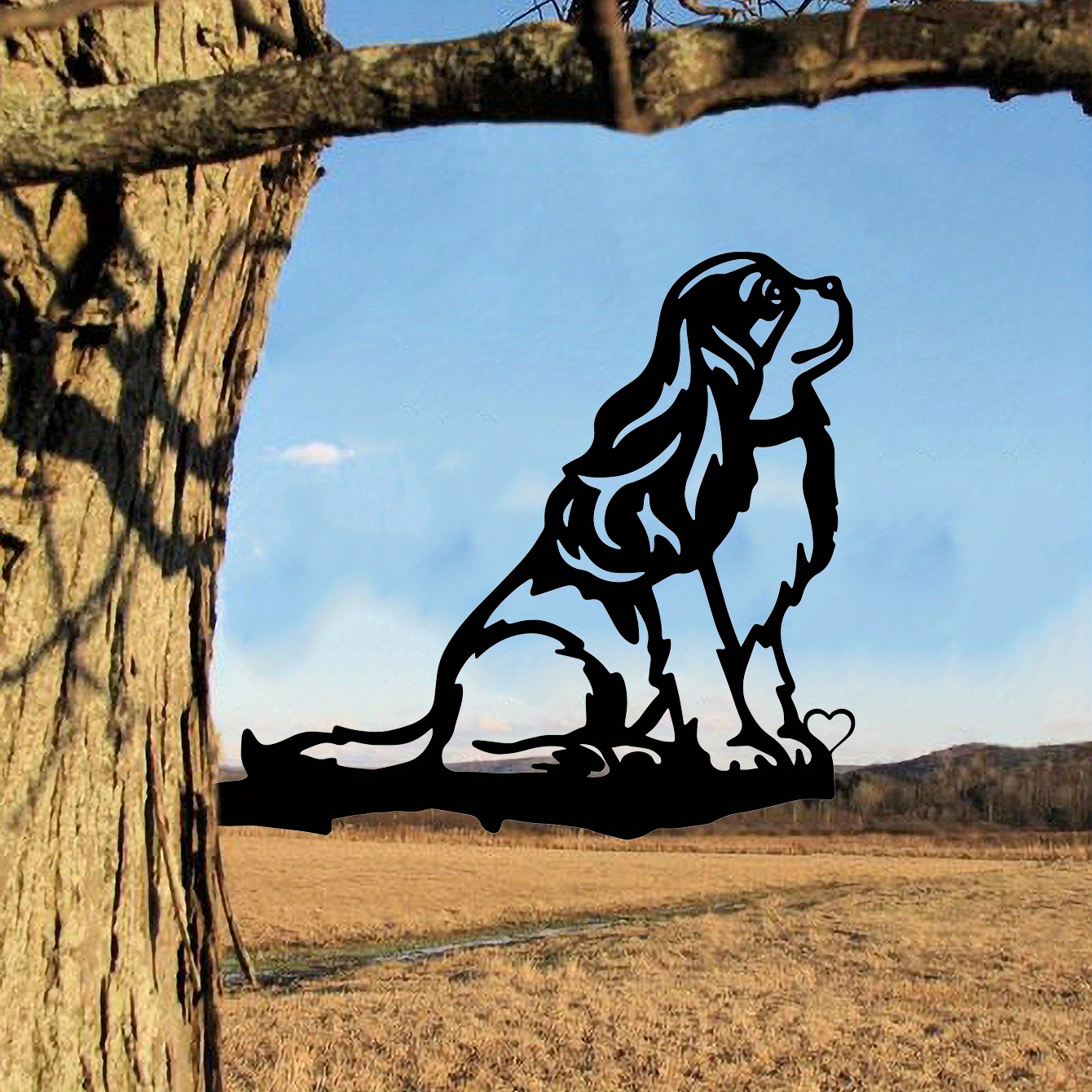 cute steel silhouette metal home garden - Temu Philippines