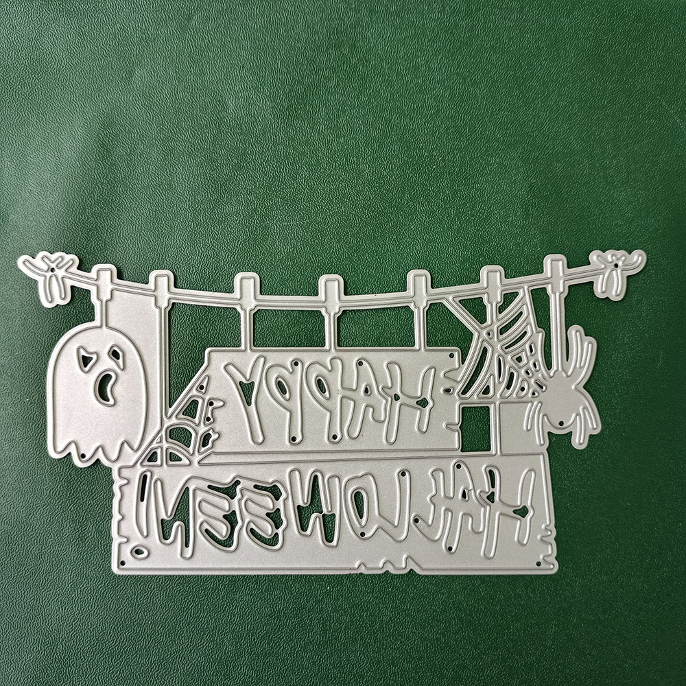 Happy Halloween Metal Cutting Dies Diy - Temu