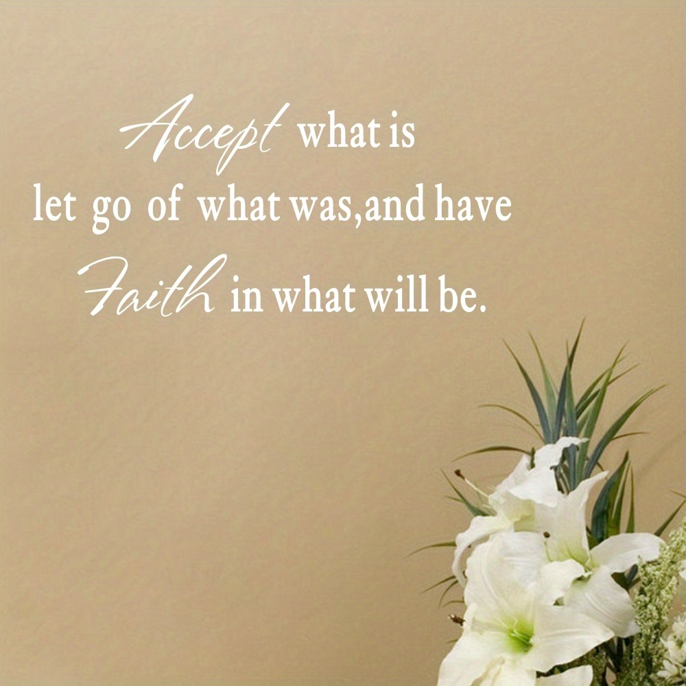 inspirational quote wall decals accept wall sticker - Temu Australia