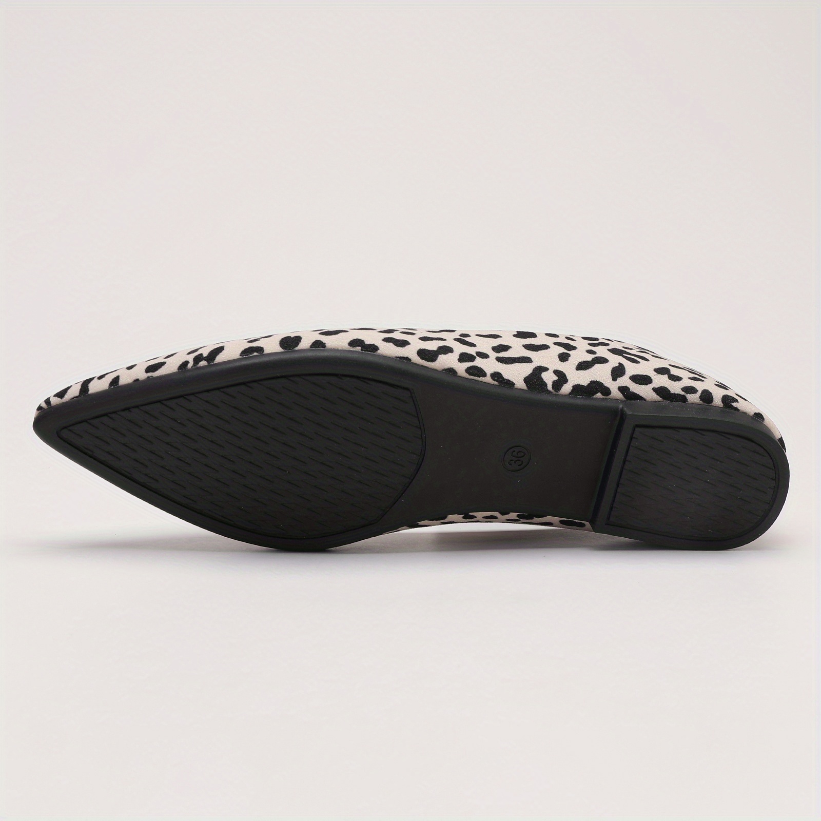 women's leopard print decor flats pointed toe - Temu Australia