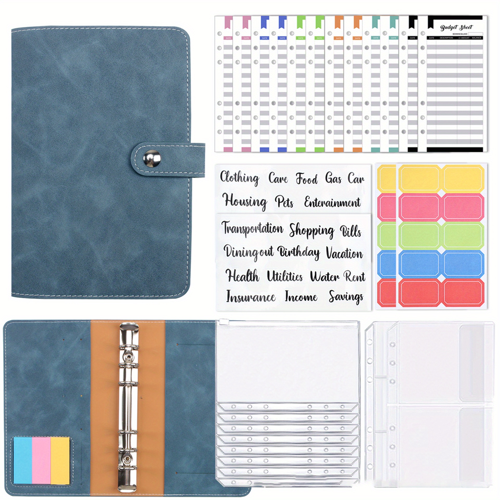 Loose leaf Binder Soft Pu Leather Notebook Pu Leather Loose - Temu ...